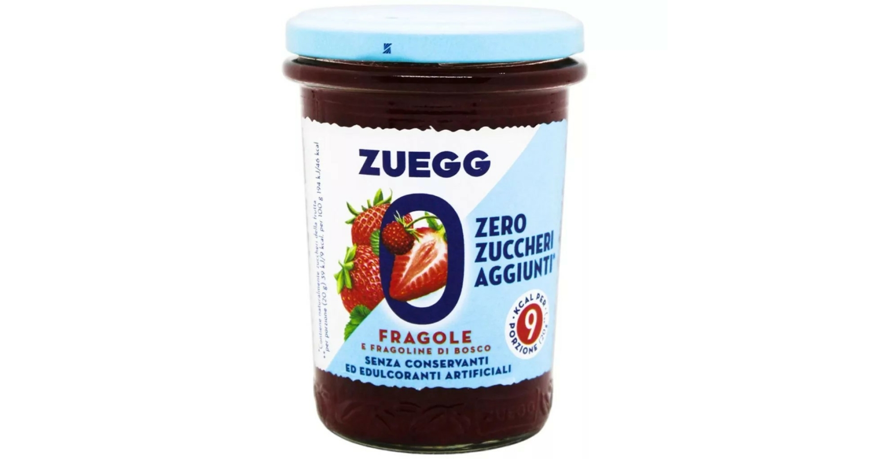Zuegg Eper Jam Zero 220g